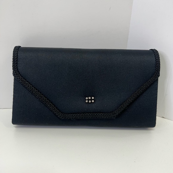 Vintage | Bags | Vintage La Regale Evening Bag Purse Black With ...